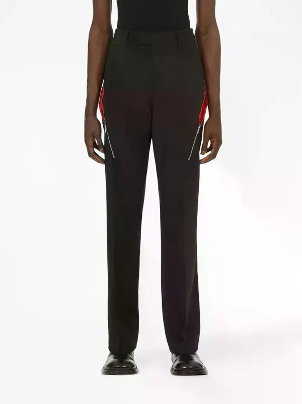 FERRAGAMO Zip-detail Tailored Trousers
