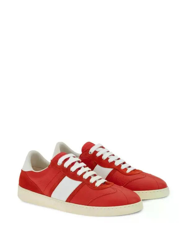 FERRAGAMO Logo-debossed Low-top Sneakers