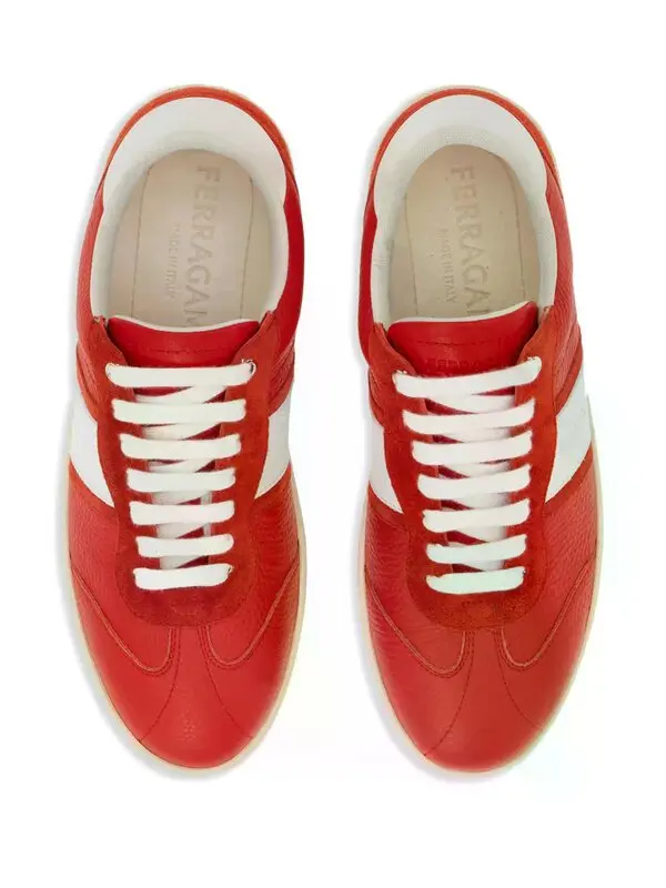FERRAGAMO Logo-debossed Low-top Sneakers
