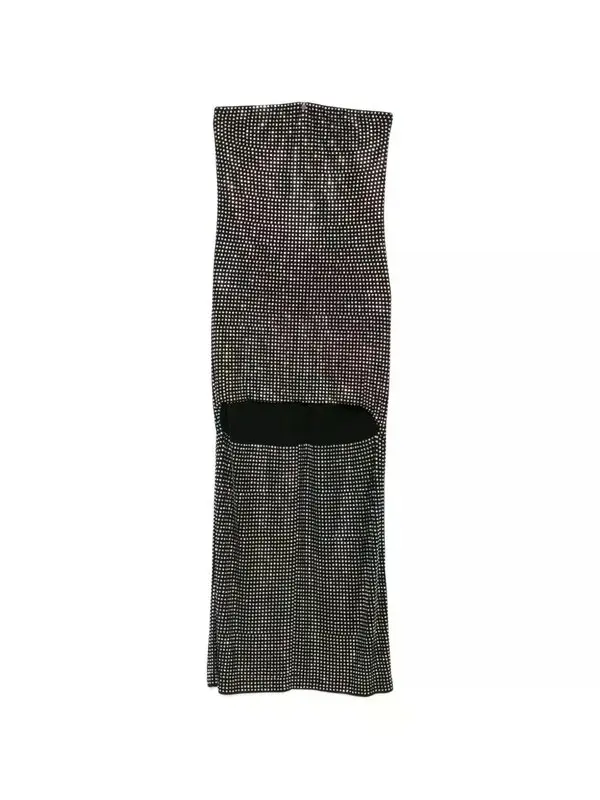 Alexander Wang Crystal-embellished Asymmetric High-low Dress