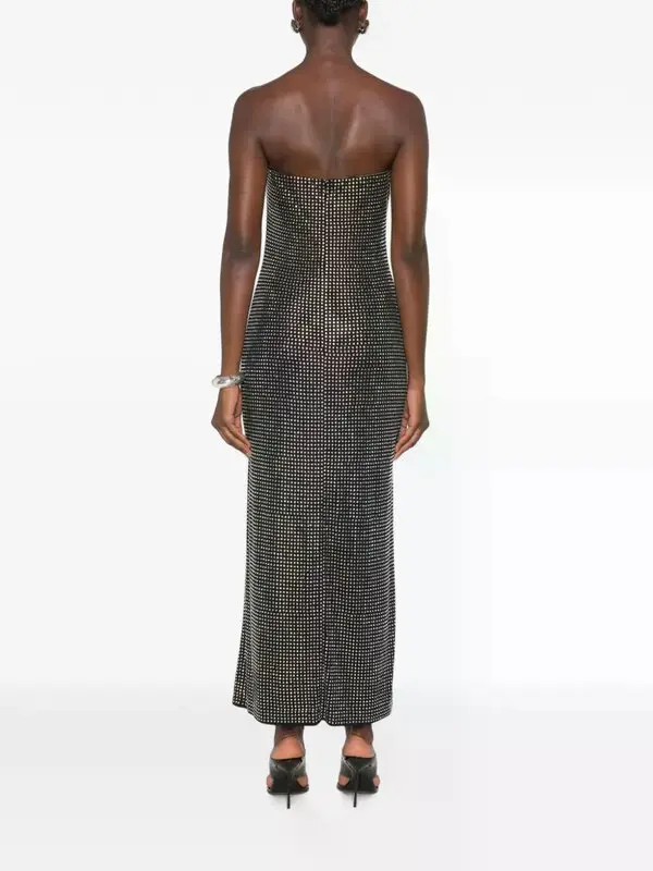 Alexander Wang Crystal-embellished Asymmetric High-low Dress