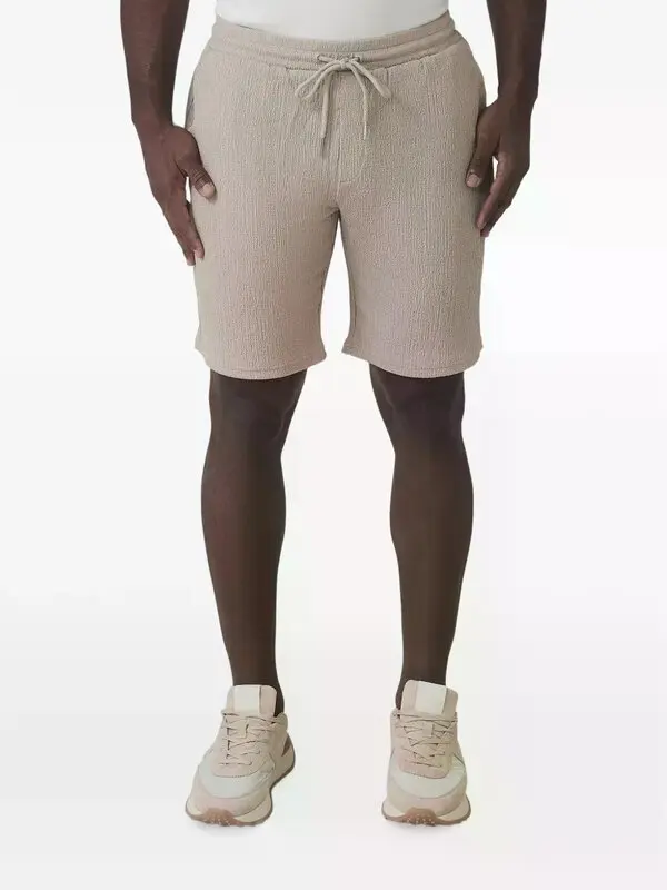 MAUVAIS Eivissa Textured Drawstring Shorts - Neutrals