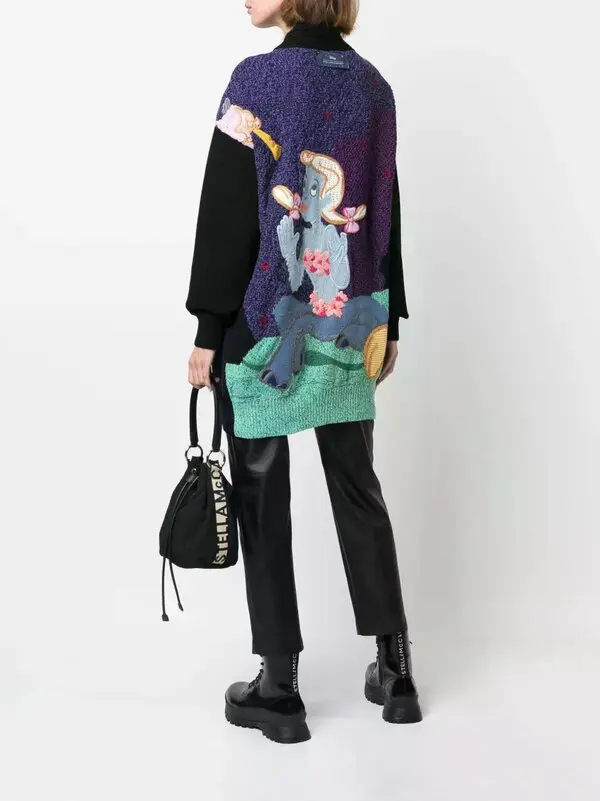 Stella McCartney Chunky Intarsia Cardigan