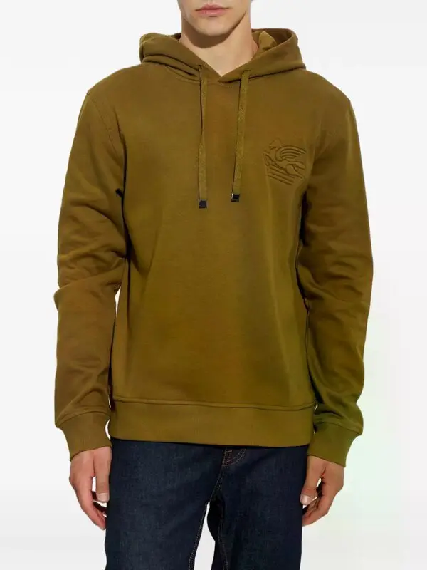 Etro Pegaso-embroidered Drawstring Hoodie