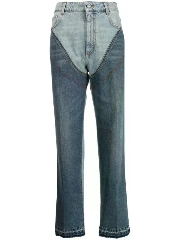 Stella McCartney Mid-rise Straight-leg Jeans - Blue
