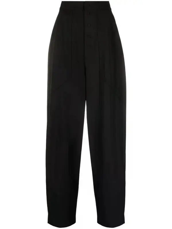 Stella McCartney Loose-fit Tailored Trousers - Black