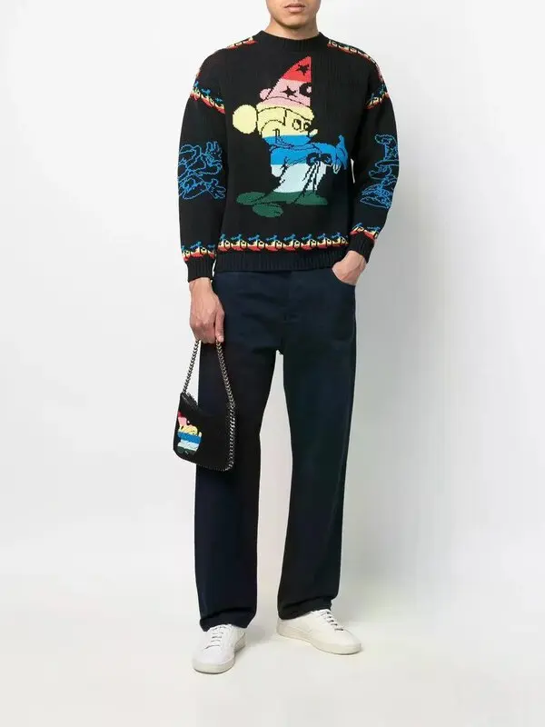 Stella McCartney X Disney Fantasia Intarsia Jumper - Black