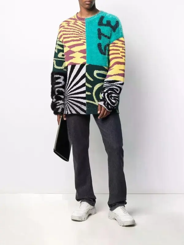 Stella McCartney Colour-blocked Logo Jumper