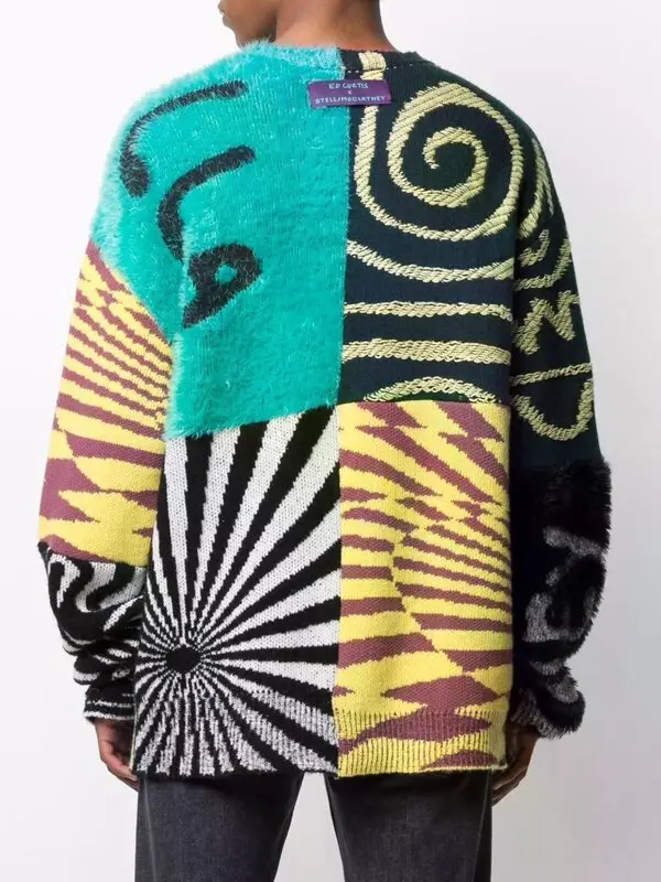 Stella McCartney Colour-blocked Logo Jumper
