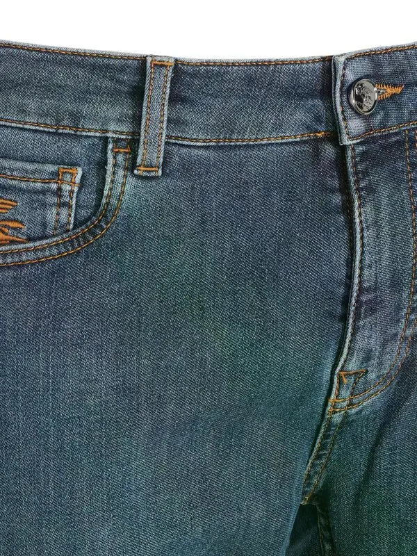 Etro Pegasus-embroidered Jeans