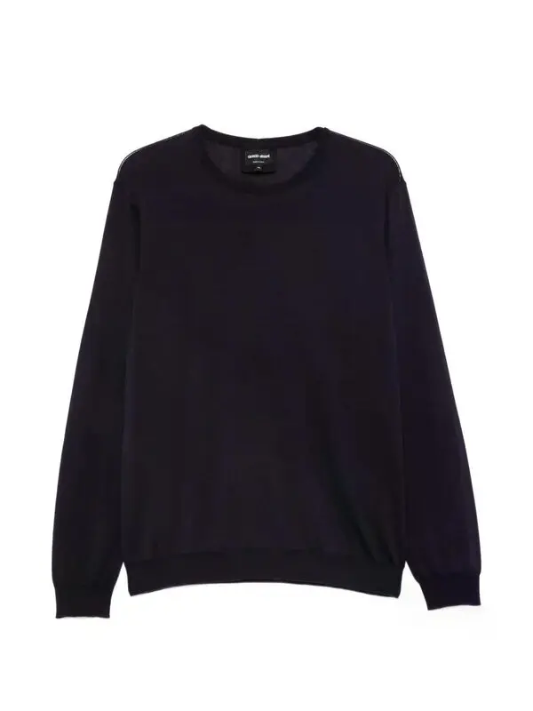 Giorgio Armani Crew-neck Sweater - Blue