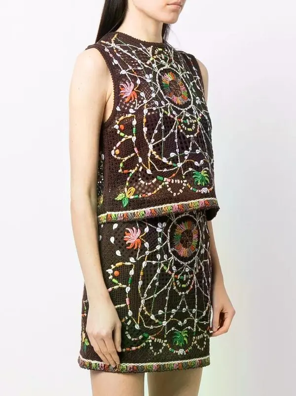 Emilio Pucci Cyprea-embroidered Blouse