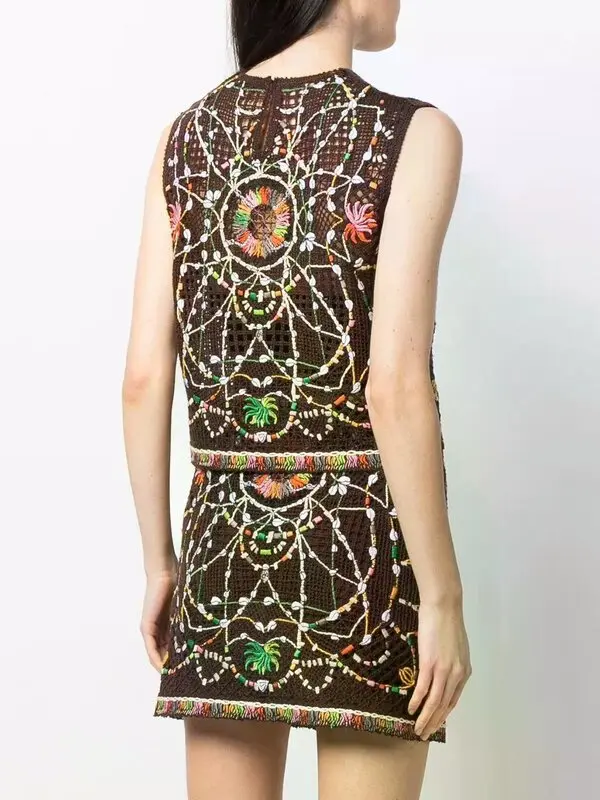 Emilio Pucci Cyprea-embroidered Blouse