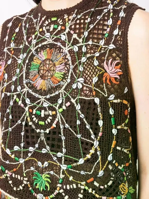 Emilio Pucci Cyprea-embroidered Blouse