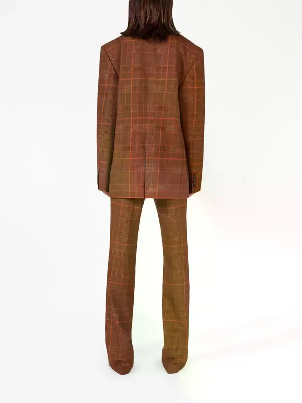 Stella McCartney Prince Of Wales Check-pattern Wool Blazer