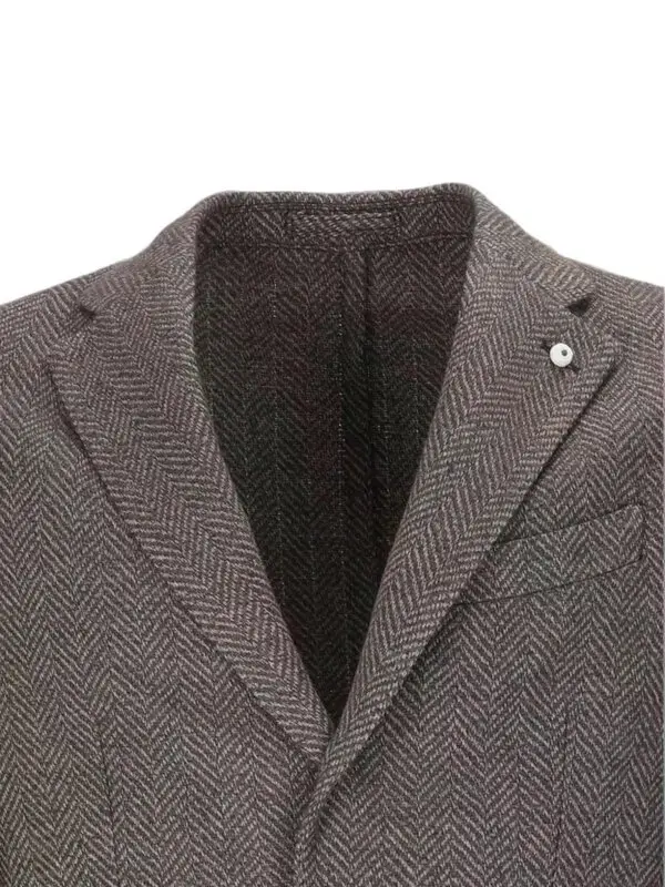 BRANDO Herringbone-pattern Blazer