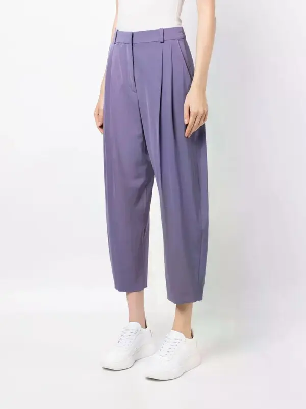 Stella McCartney Stretch-wool Cropped Trousers