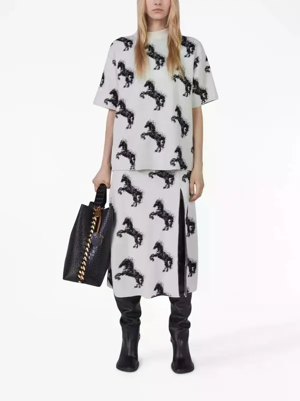 Stella McCartney Pixel Horse Wool Jumper