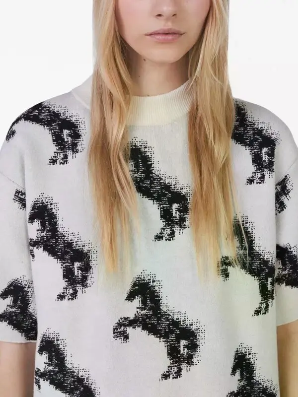 Stella McCartney Pixel Horse Wool Jumper