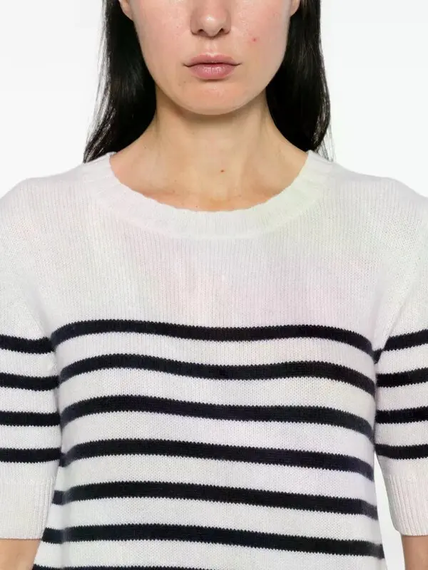EMERSON RENALDI Striped Crew Neck T-shirt