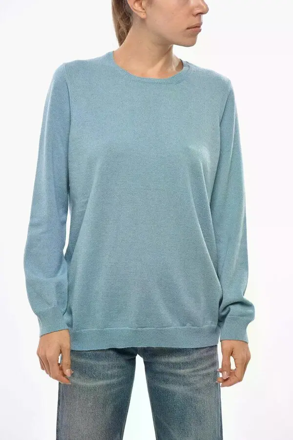 Malo Crew-neck Long-sleeve Sweater - Blue