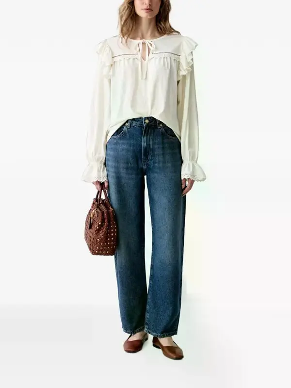 Barbour Carleen Ruffled Cotton Blouse