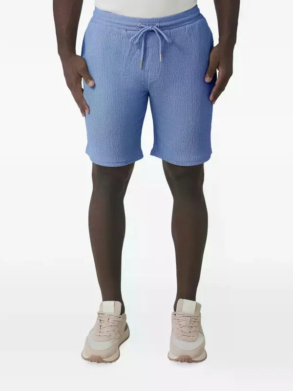 MAUVAIS Textured Drawstring Shorts