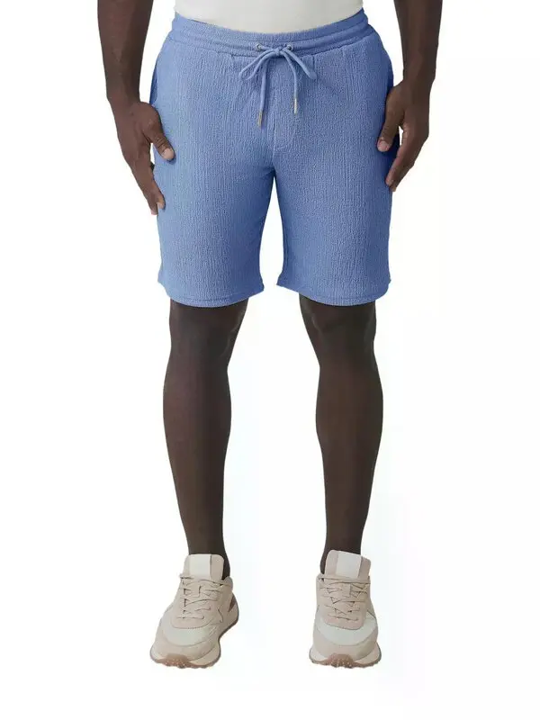 MAUVAIS Textured Drawstring Shorts