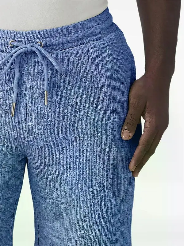 MAUVAIS Textured Drawstring Shorts
