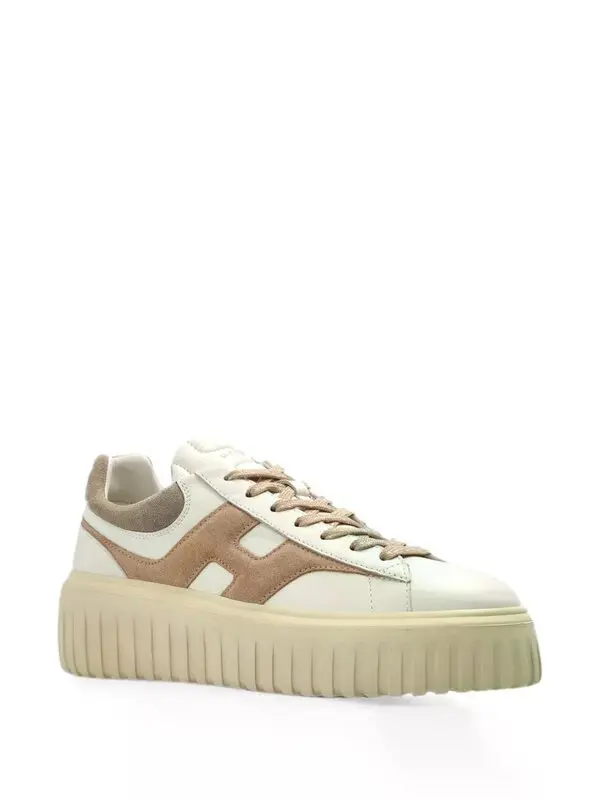 Hogan Logo-patch Panelled Sneakers