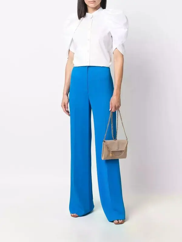Stella McCartney High-waisted Tailored Trousers - Blue