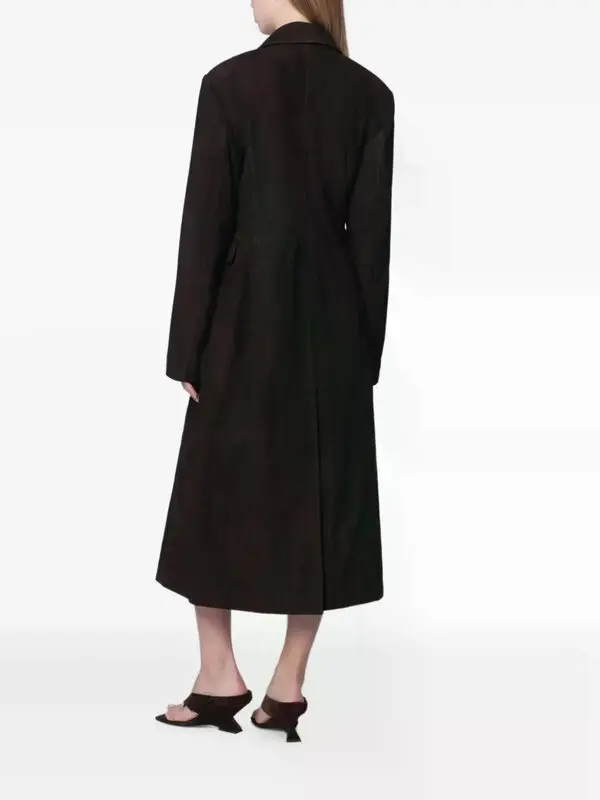ROTA Double-breasted Suede Coat