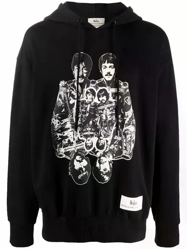 Stella McCartney X The Beatles Printed Hoodie - Black