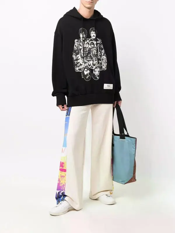 Stella McCartney The Beatles Graphic Print Organic Cotton Hoodie