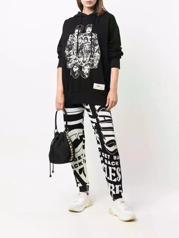 Stella McCartney The Beatles Graphic Print Organic Cotton Hoodie