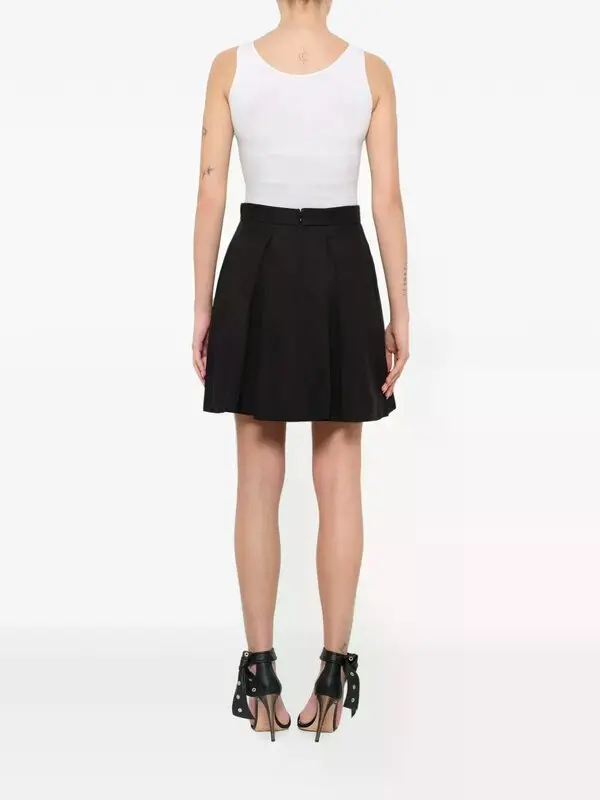 Alexander McQueen Pleated A-line Skirt