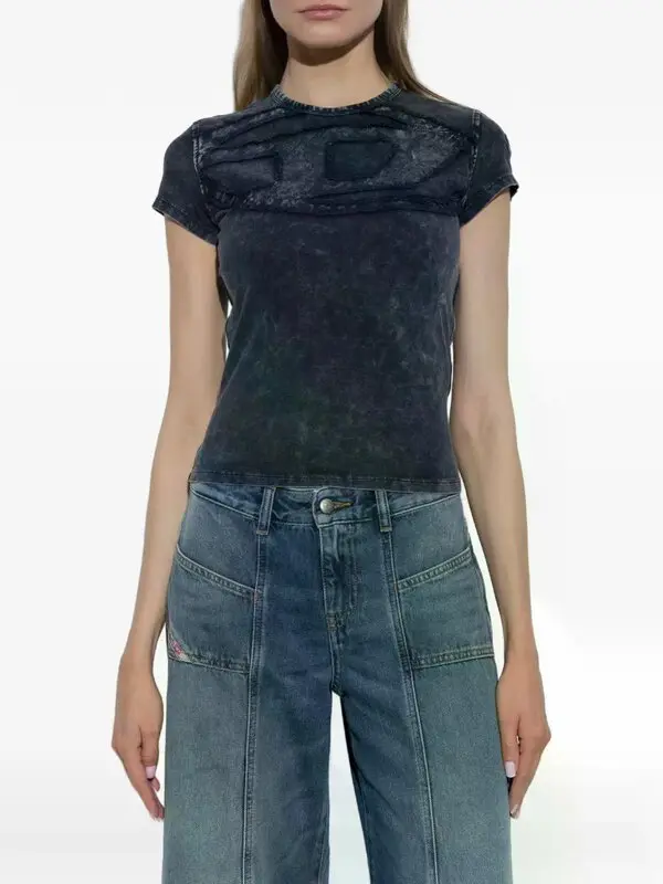 DIESEL® T-mely-cup Logo-patch T-shirt