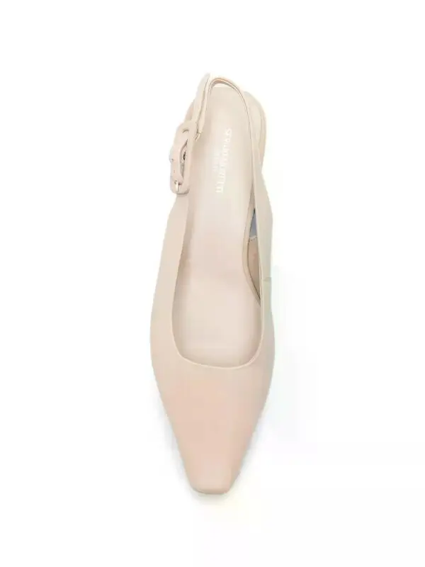 SERGIO MORETTI FIRENZE Pointed-toe Slingback Pumps