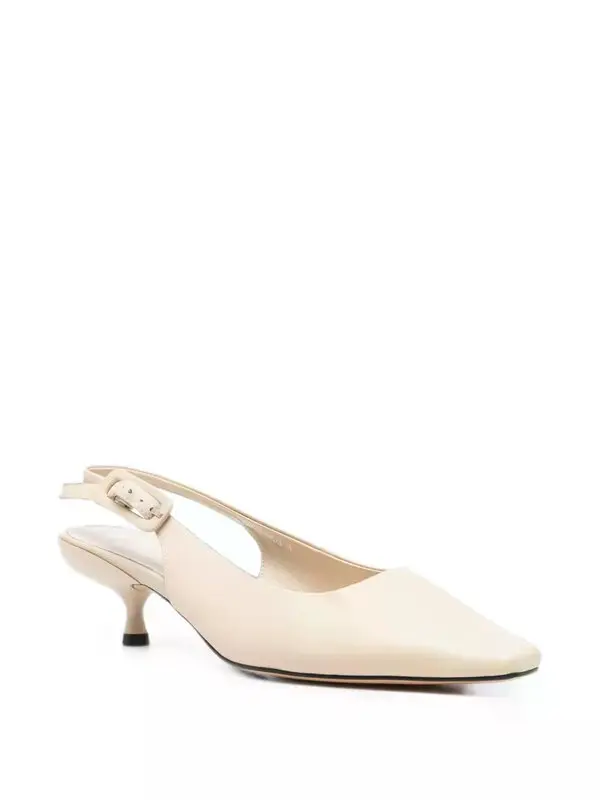 SERGIO MORETTI FIRENZE Pointed-toe Slingback Pumps