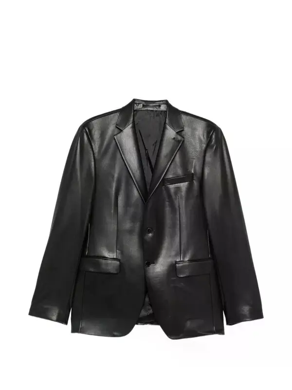Karl Lagerfeld Notched-lapels Single-breasted Jacket - Black