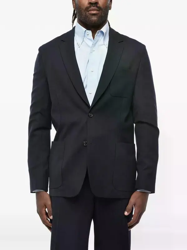Paul Smith A Suit To Travel In Wool Blazer - Blue