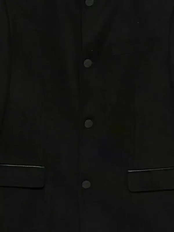 Karl Lagerfeld Mandarin-collar Single-breasted Jacket