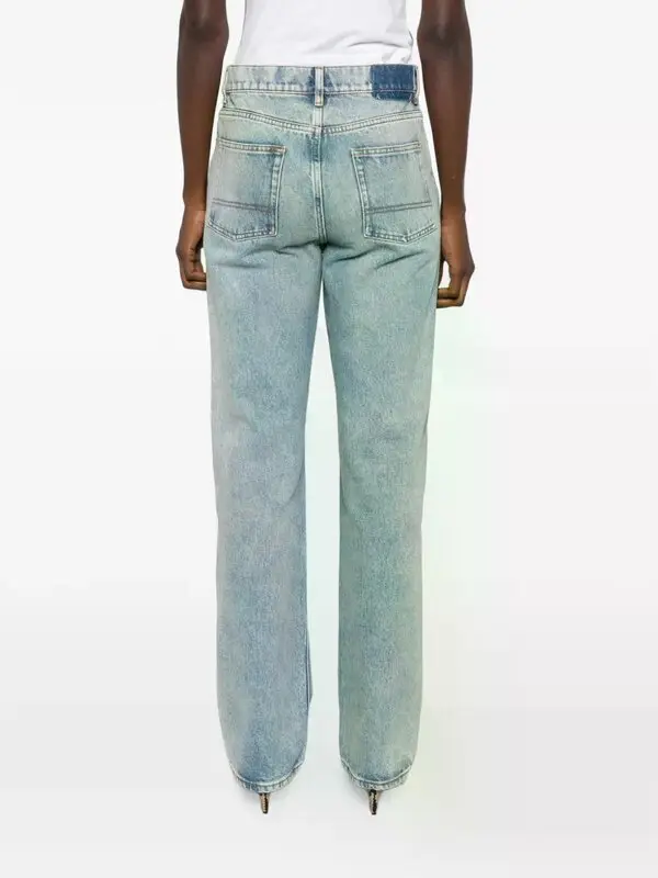 GOLDEN GOOSE Norma Zip-up Straight-leg Jeans