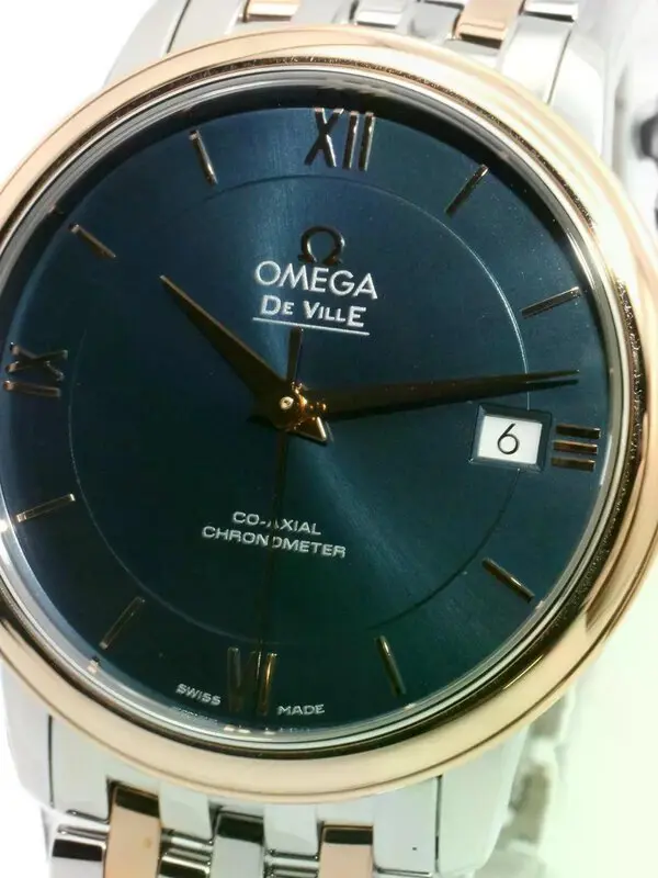 Omega 2020s De Ville Prestige 37mm Watch - Blue