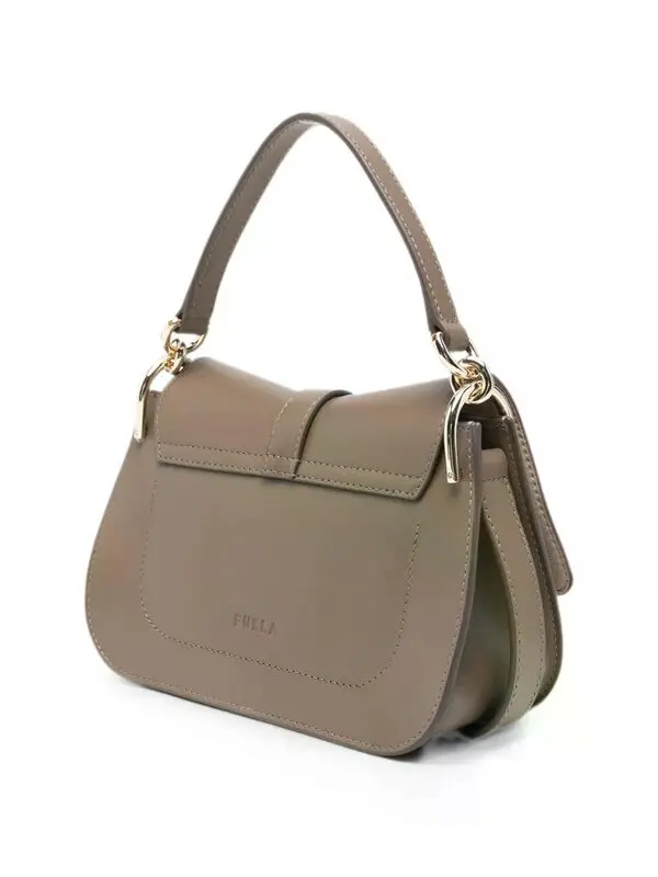 Furla Arch-logo Leather Shoulder Bag