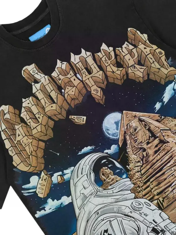GODSPEED Sphinx Guardian Graphic-print T-shirt - Black