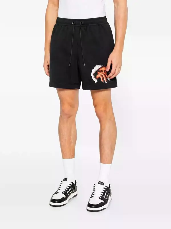 MELT Graphic-print Drawstring Swim Shorts