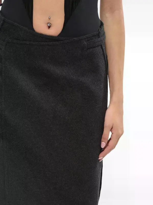 Gucci Patch-pocket Wrap Midi Skirt