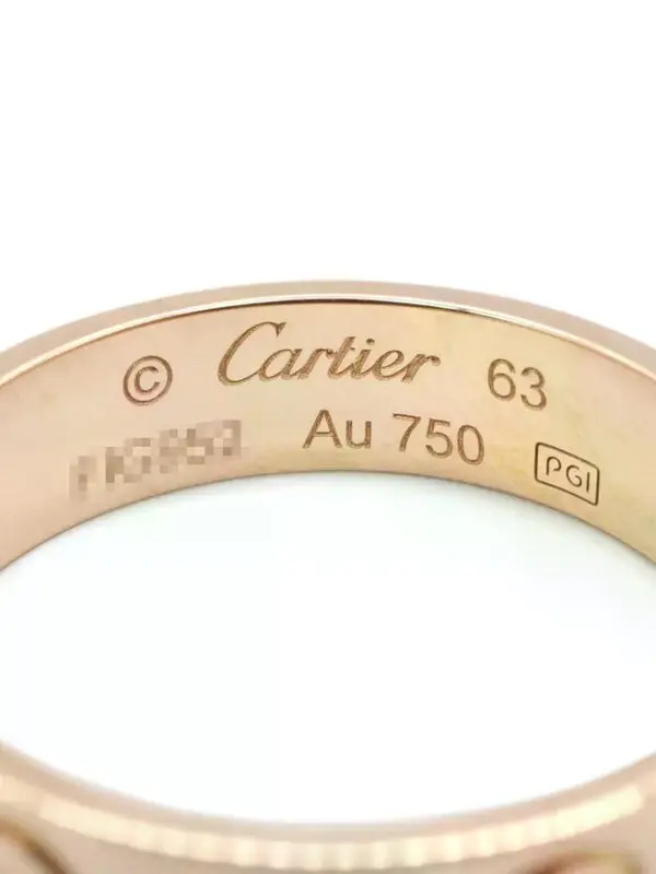 Cartier 18k Rose Gold Love Ring