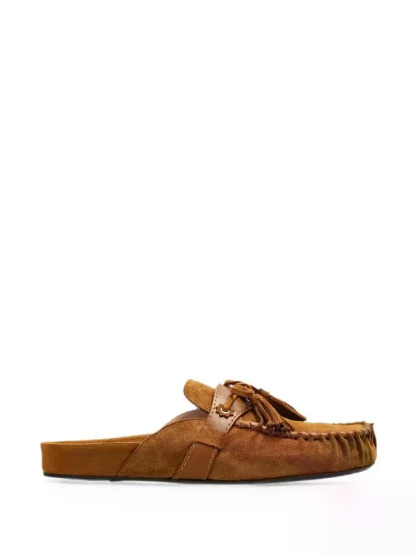 Isabel Marant Étoile Malvin Tassel-detail Mules - Brown